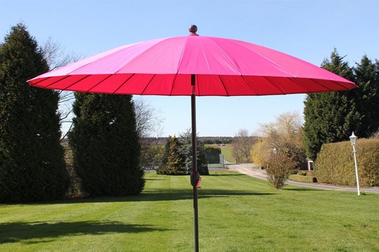 2.7M Wide Shanghai Parasol in Pink – Garden Market Place