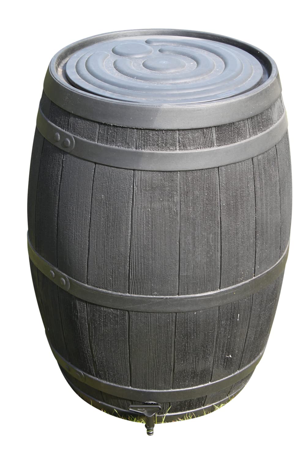 Stewart Oak Effect 190 Litre Water Barrel-Made from Robust Plastic ...